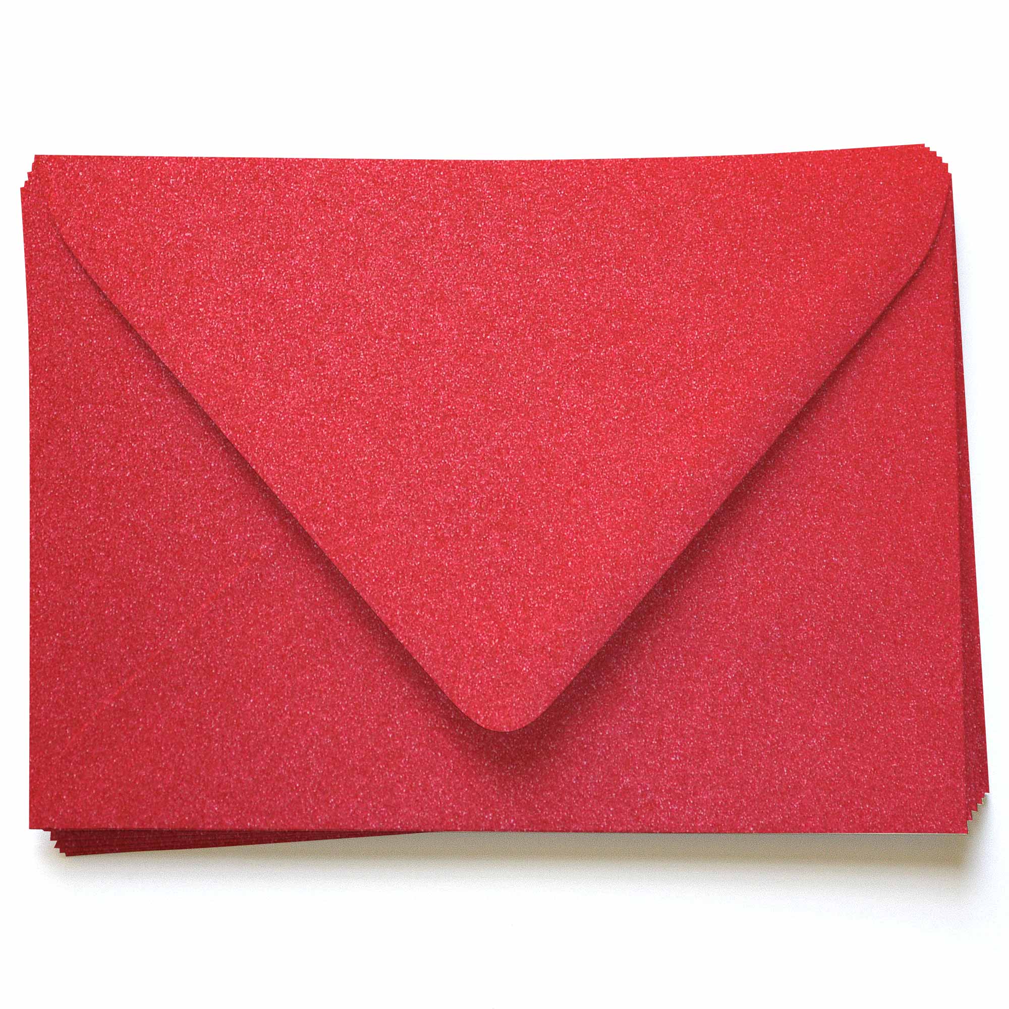 Jupiter Red Envelopes - A2 Stardream Metallic 4 3/8 x 5 3/4 Euro Flap 81T