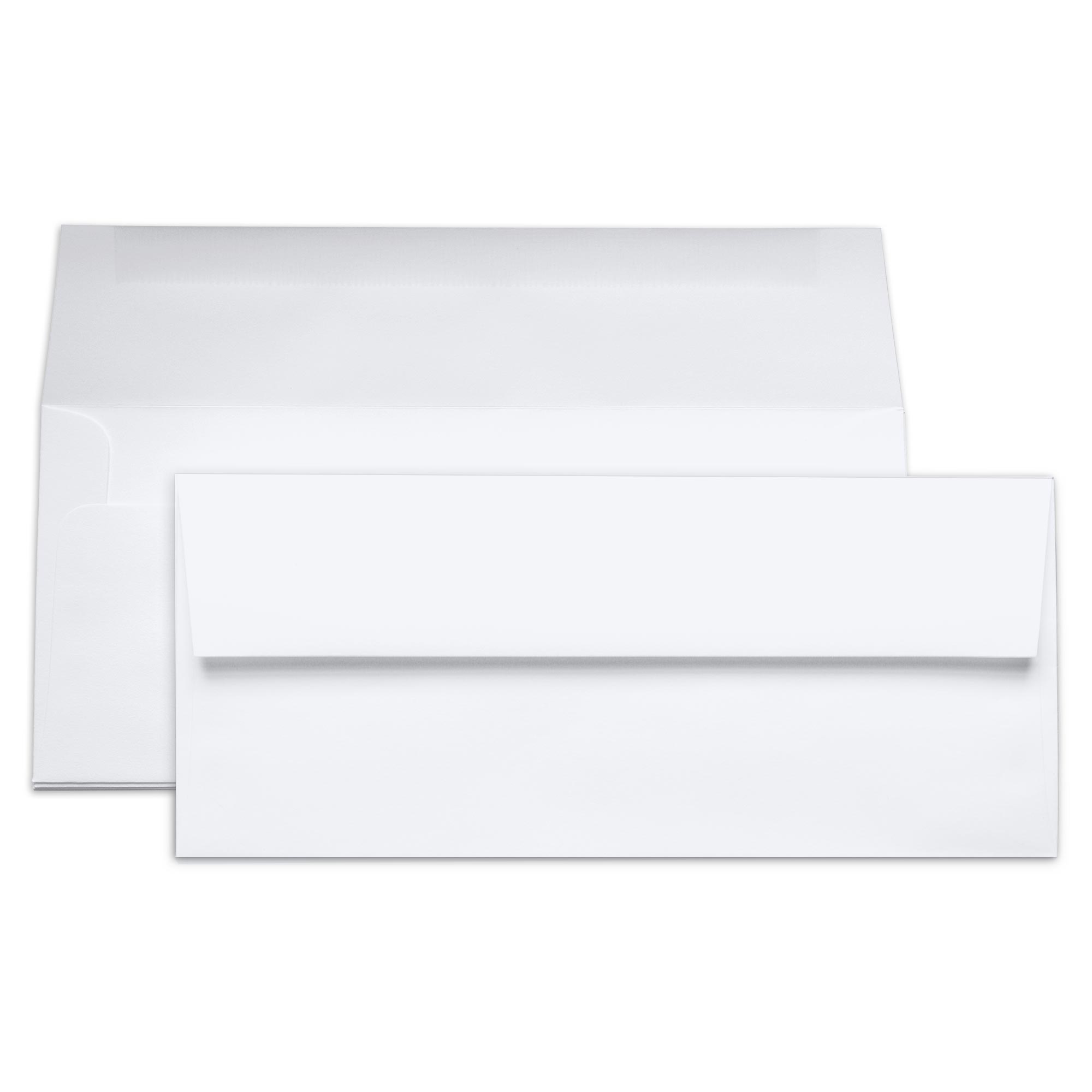 Fluorescent White Envelopes - #10 Gmund Colors Matt 4 1/8 x 9 1/2 ...