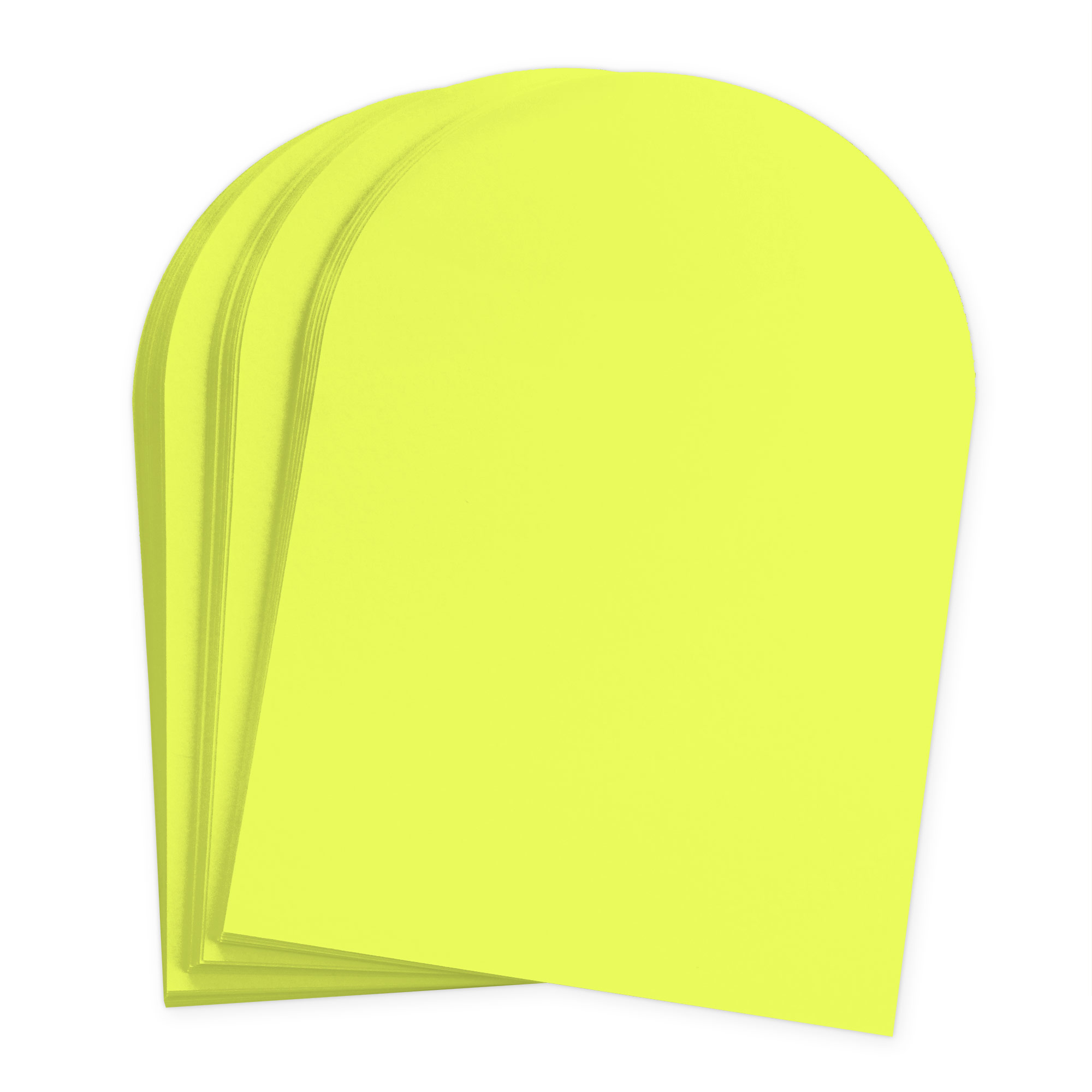 Key Lime Double Arch Invitation Card - A2 Gmund Colors Matt 4 1/4 x 5 1 ...