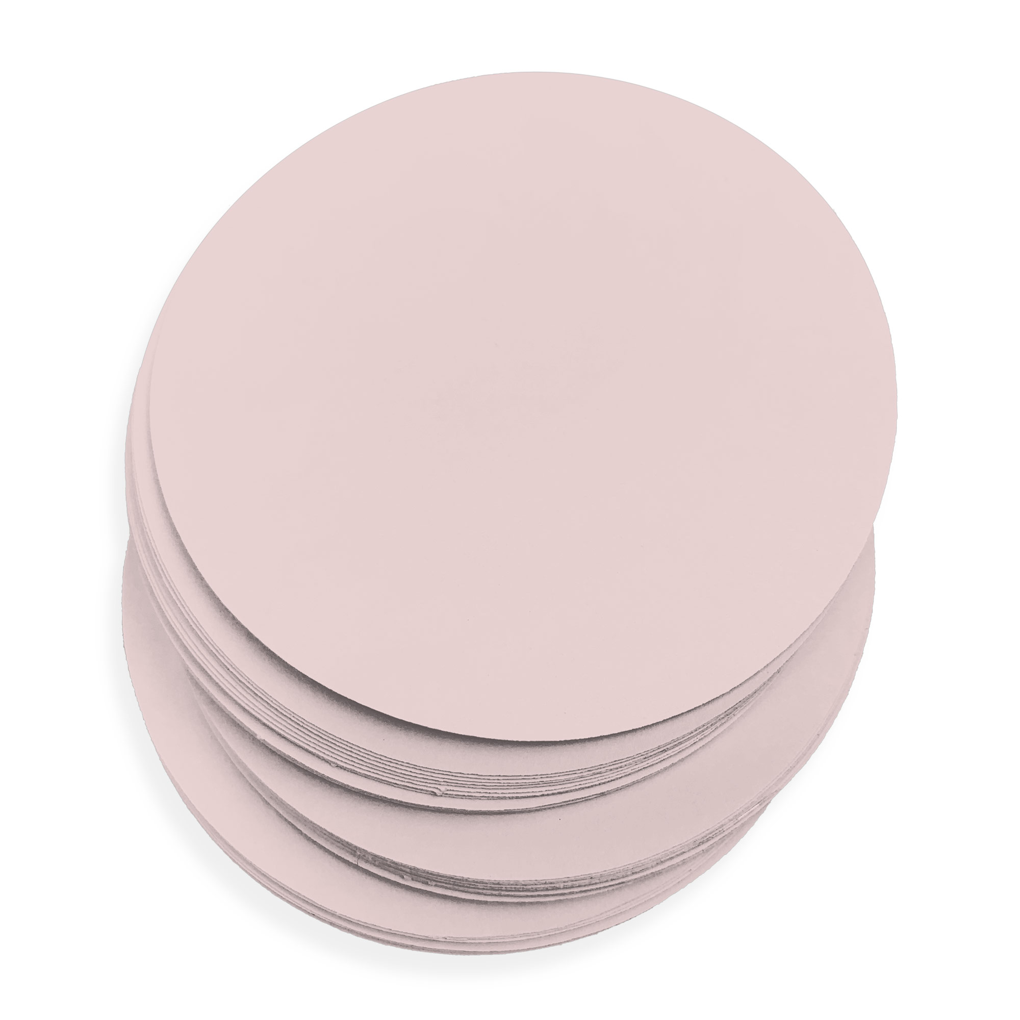 Rosa Pink Round Card - 3 x 3 Round Gmund Colors Matt 111C - LCI Paper