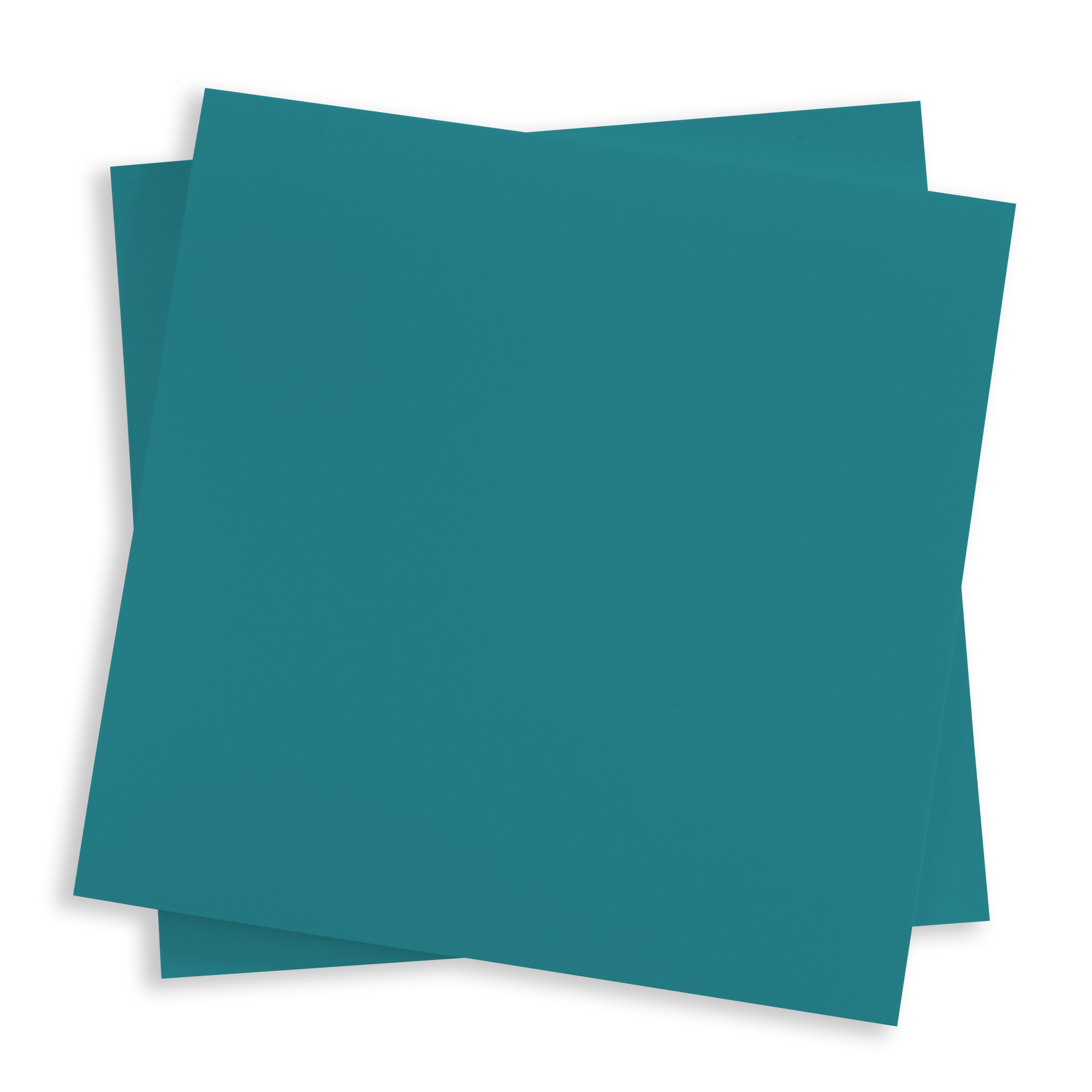 Aqua Blue Square Flat Cards - 5 1/4 x 5 1/4 Gmund Colors Matt 111C