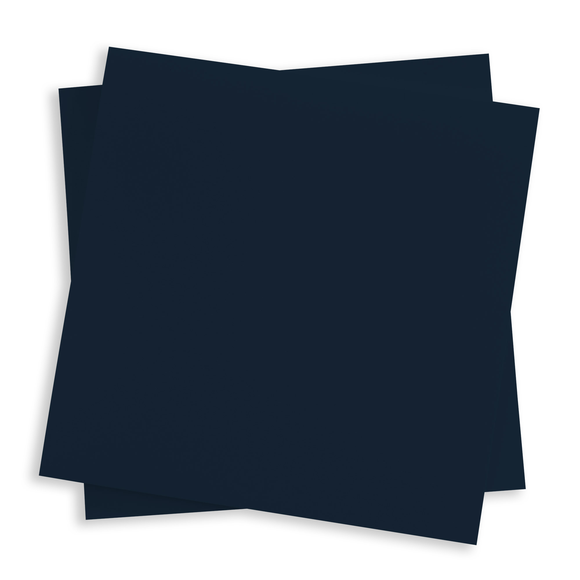 Dark Navy Blue Square Flat Cards - 5 1/4 x 5 1/4 Gmund Colors Matt 111C
