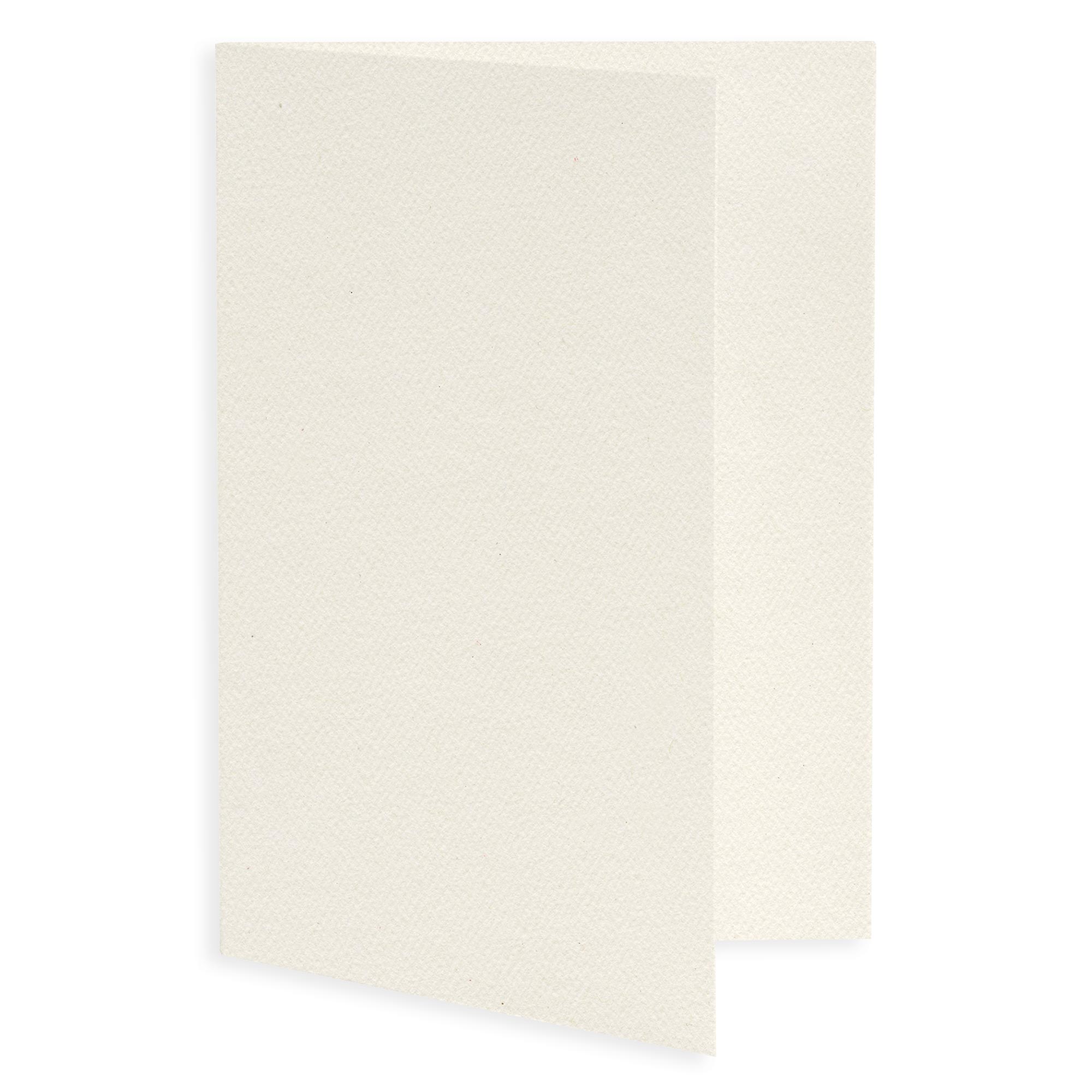 Warm Cream Folded Card - A7 LCI Felt 5 1/8 x 7 100C - LCI Paper