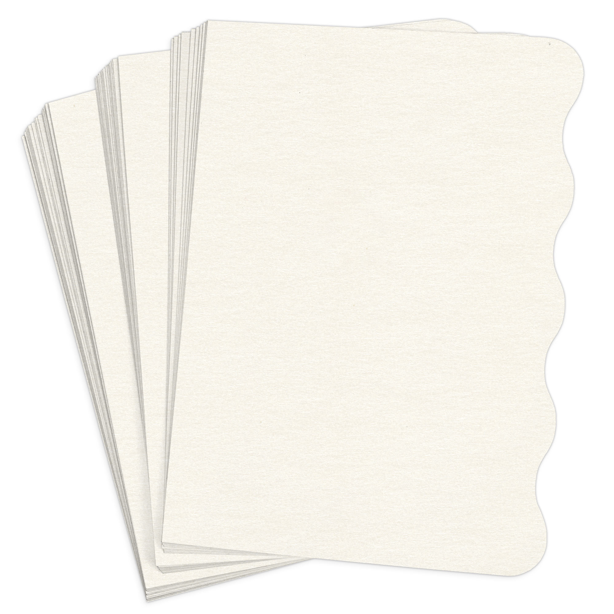 Quartz Side Wave Invitation Card - A2 Stardream Metallic 4 1/4 x 5 1/2 ...