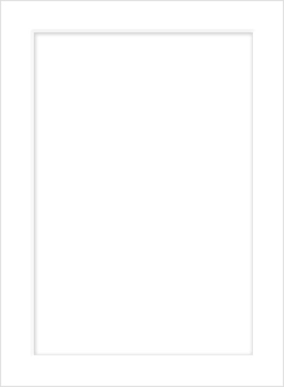 Panel Cards with Embossed Border | White & Cream | LCI Paper