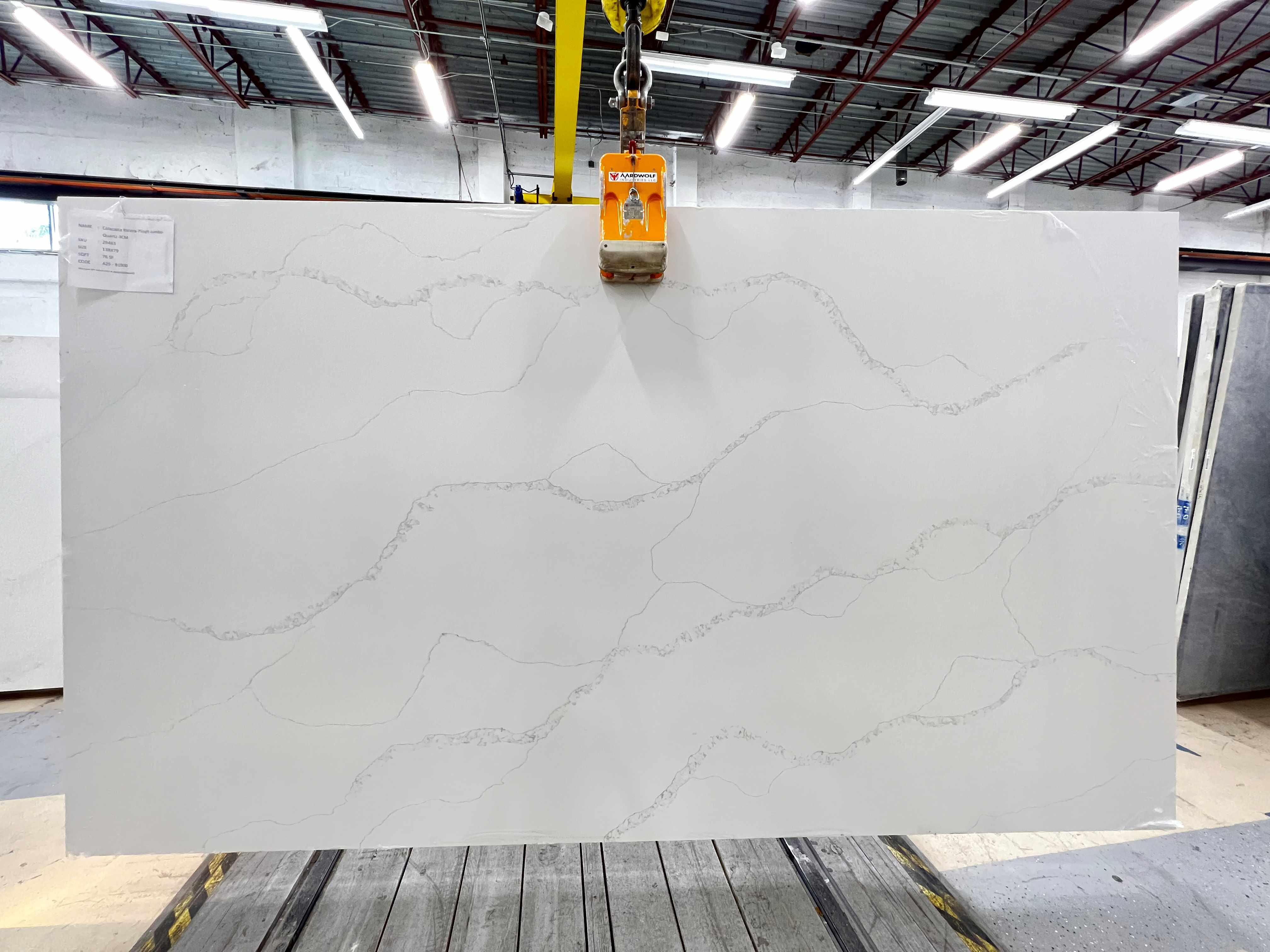 Calacatta Riviera-75sqft-Jumbo-Quartz-3CM Quartz SLAB | ST Stones