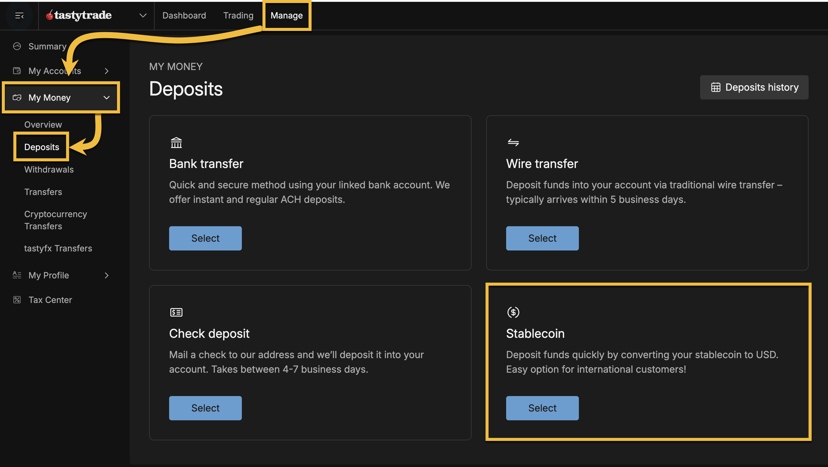 Stablecoin Transfers
