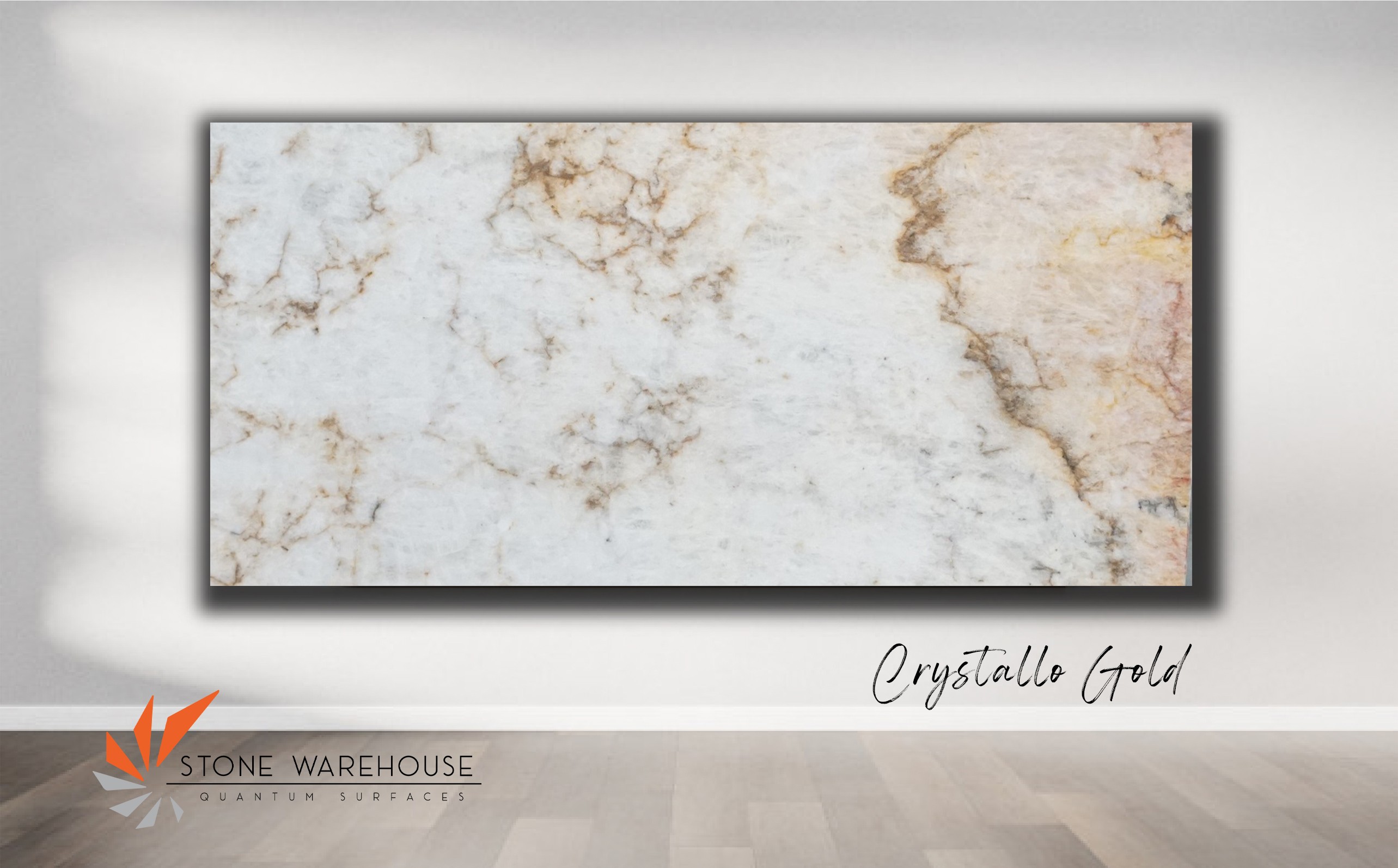 Crystallo Gold 3cm Cream Natural Stone Slabs Quartzite SLAB | Stone ...