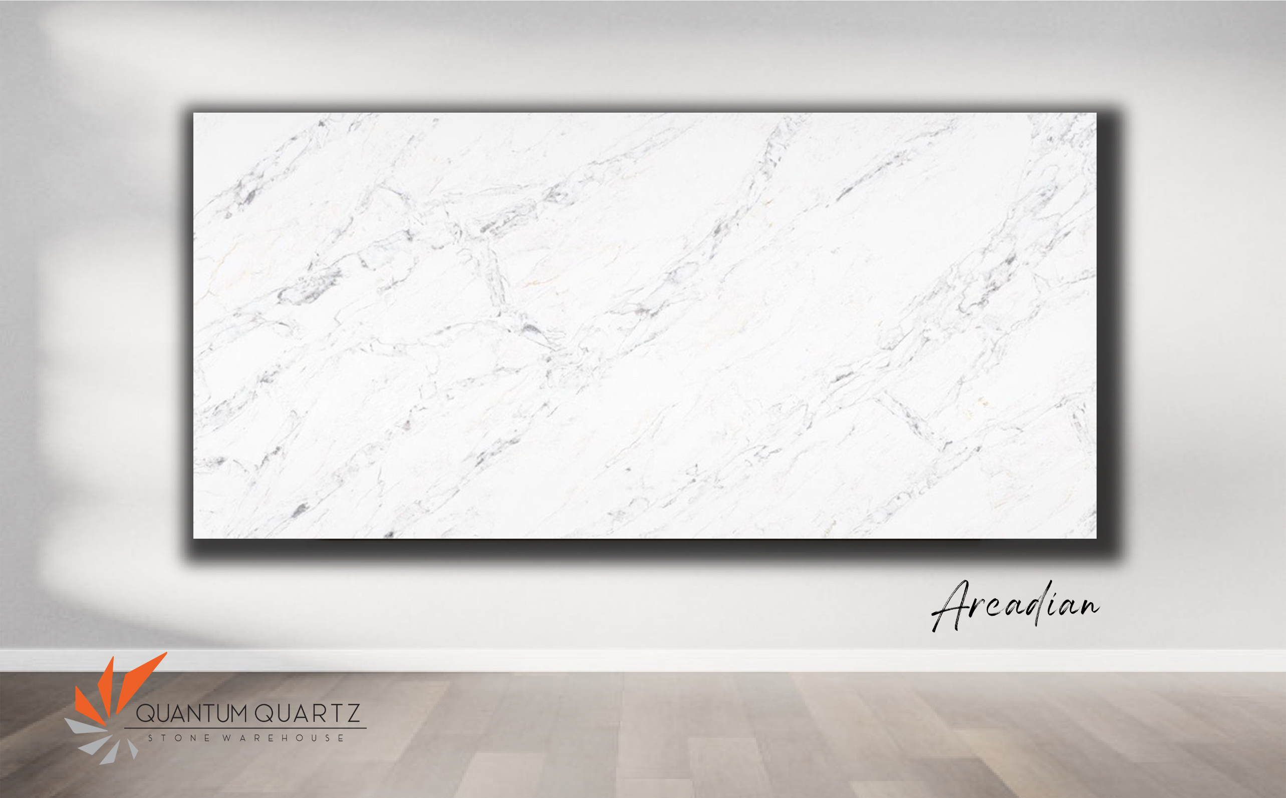 Arcadian Quartz (SJ) 3cm White Quartz SLAB | Stone Warehouse of Tampa