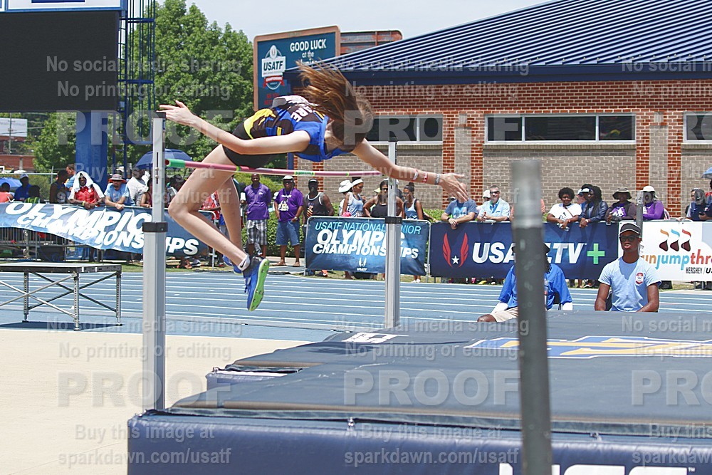 High Jump - Final 15-16 Girls - USATF Hershey National Junior Olympic ...