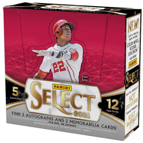 2021 Panini Select Baseball Trading Card Set Checklist