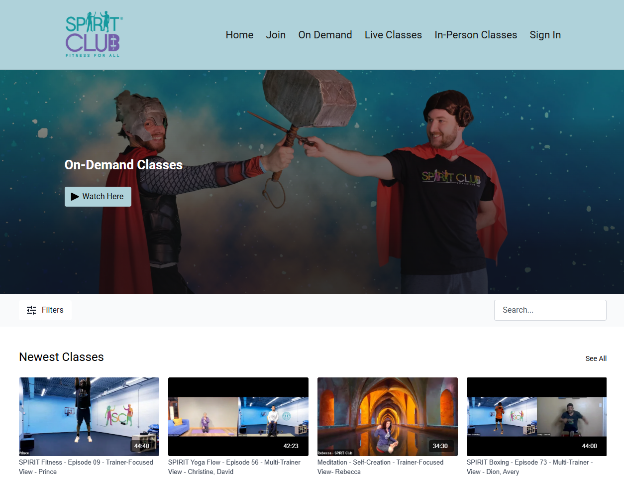 Homepage [virtual.spiritclub.com]