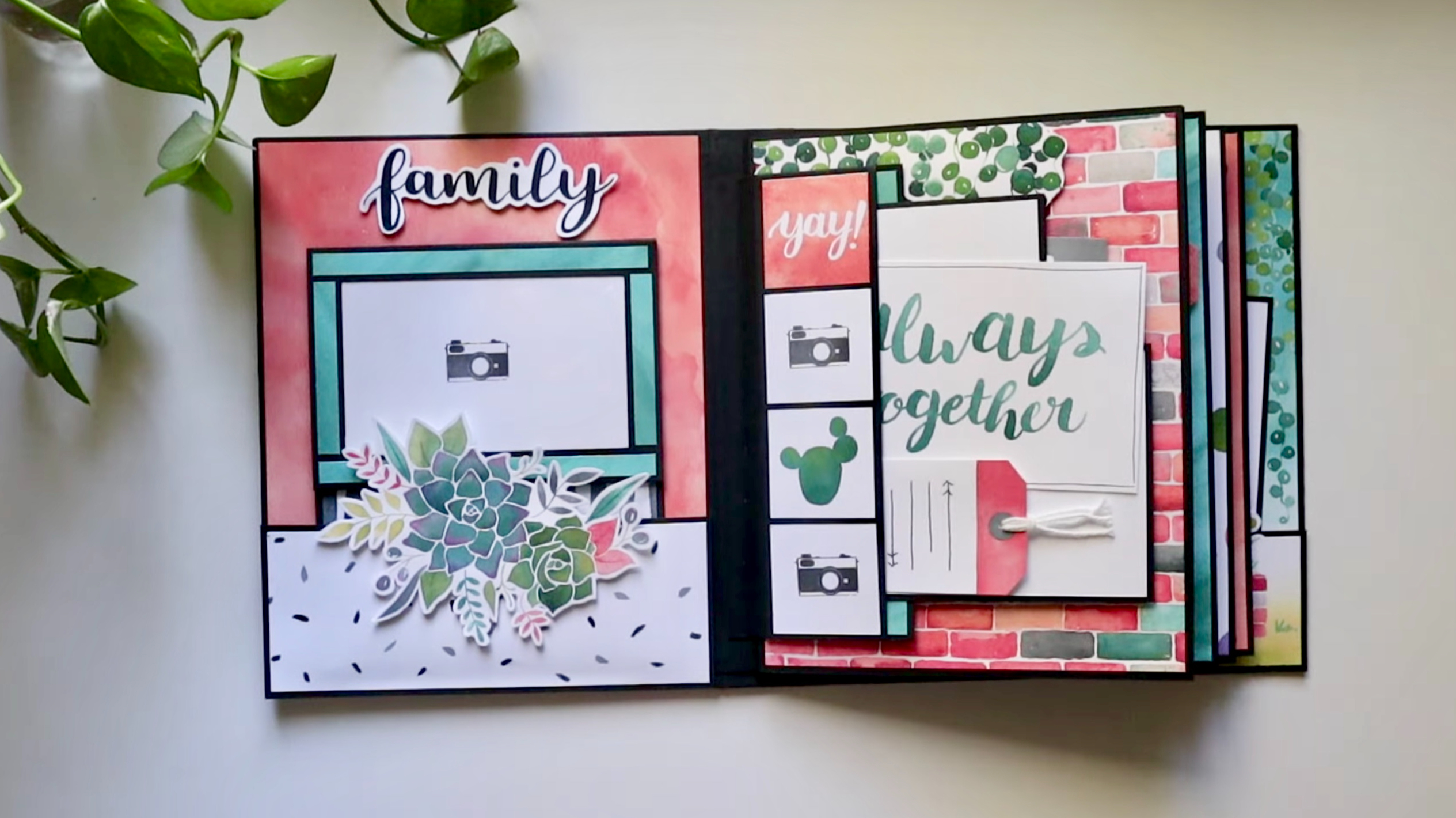 Mini Album Scrapbook Tutorial Classes Start to Finish