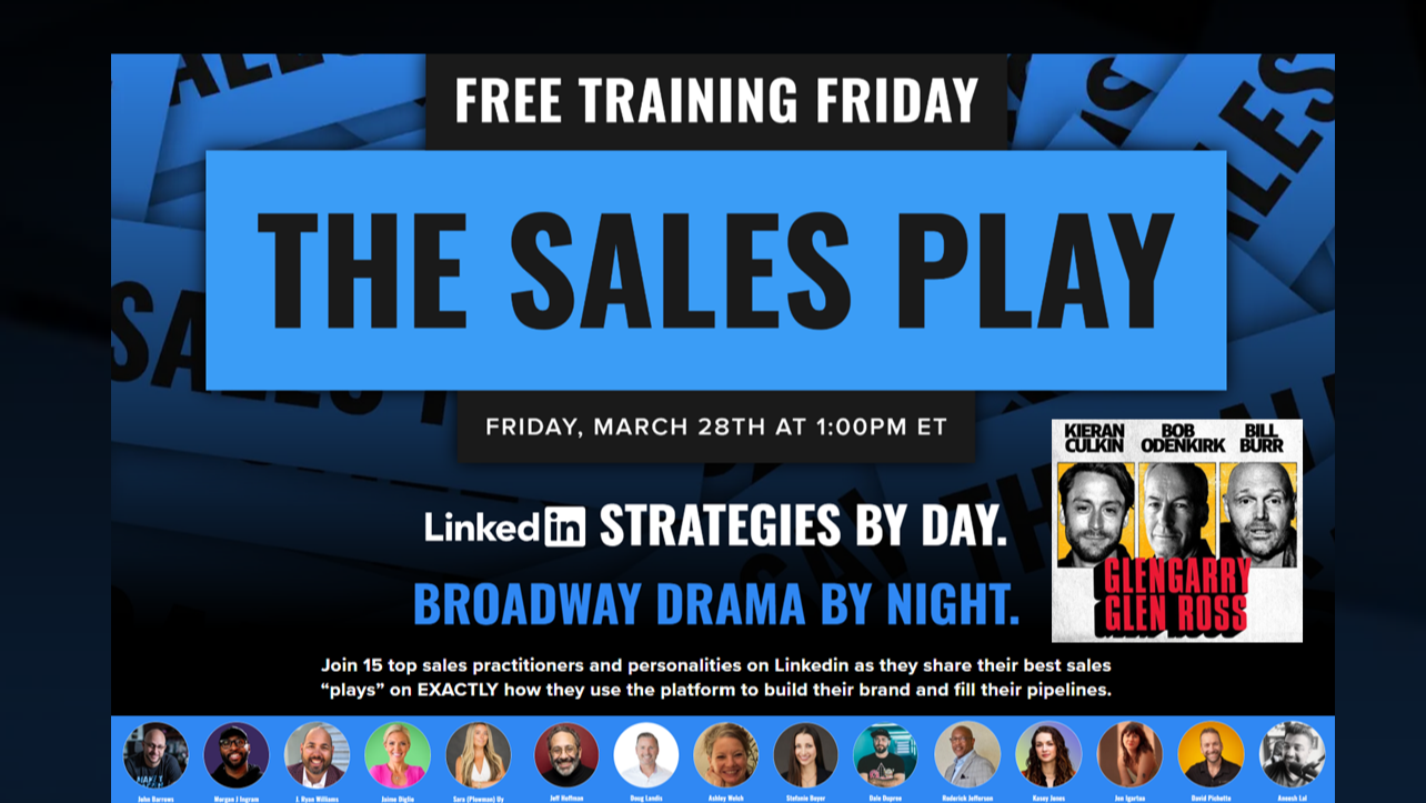 The Sales Play | Free Weekly Sales Tactics from JB Sales