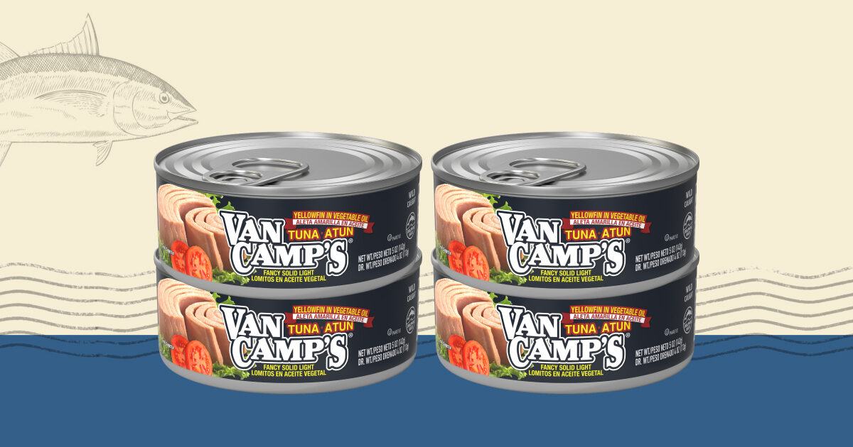 solid light yellowfin tuna